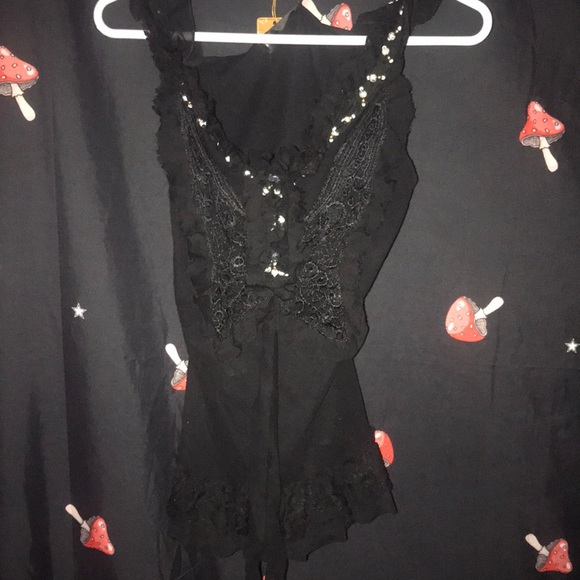 Pretty Angel | Tops | Pretty Angel Beaded Top | Poshmark
